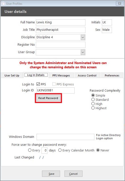Resetting PPS Passwords – PPS Resetting PPS Passwords – PPS