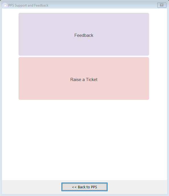 Submitting Feedback And Raising Support Tickets In Pps Pps